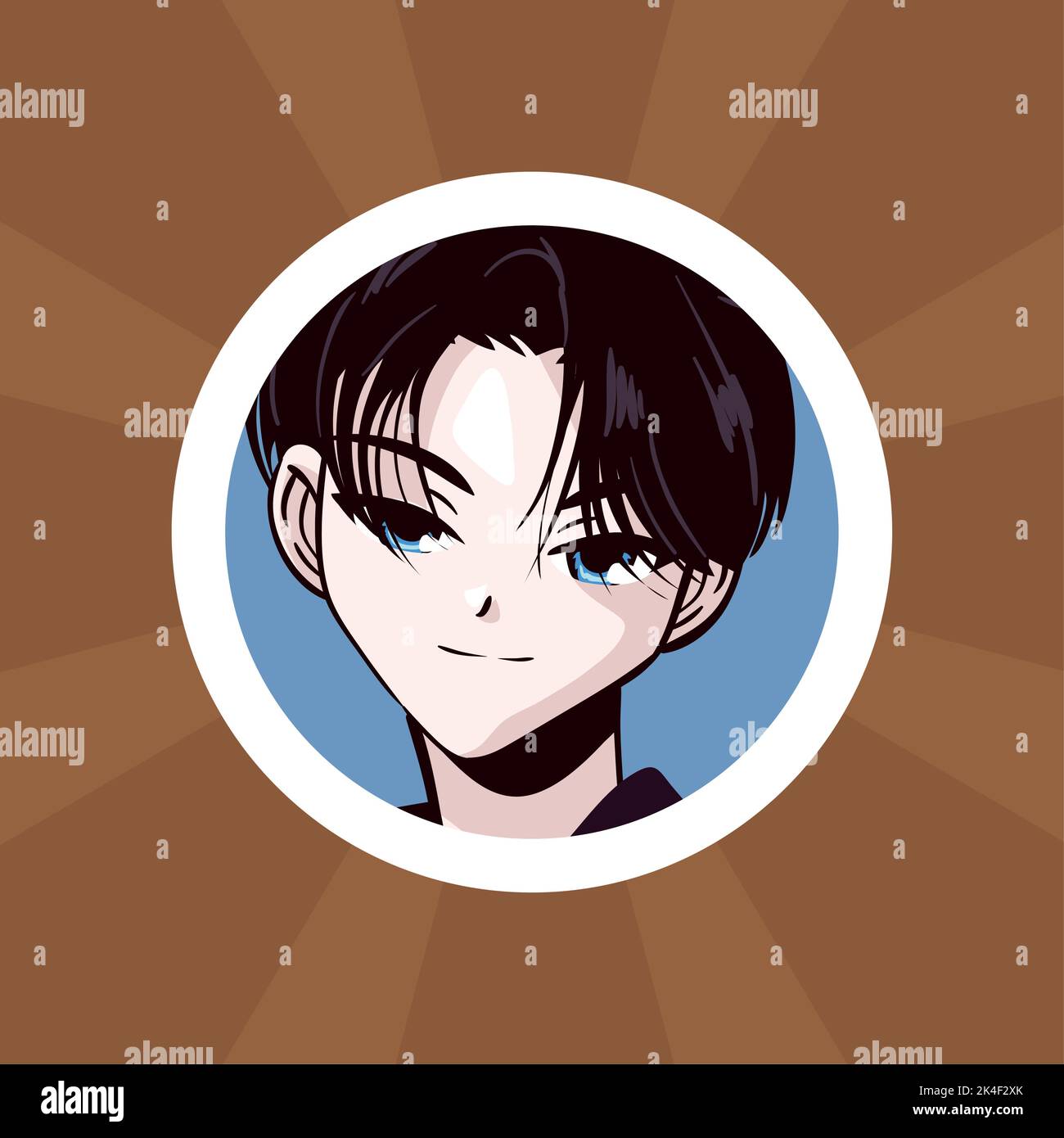 handsome anime man Stock Vector Image & Art - Alamy