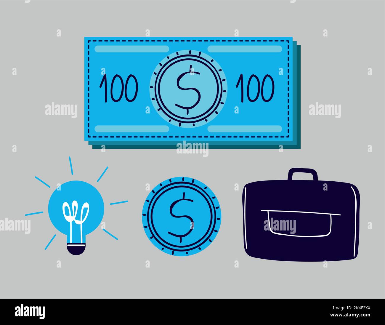 business money line art drawing Stock Vector Image & Art - Alamy