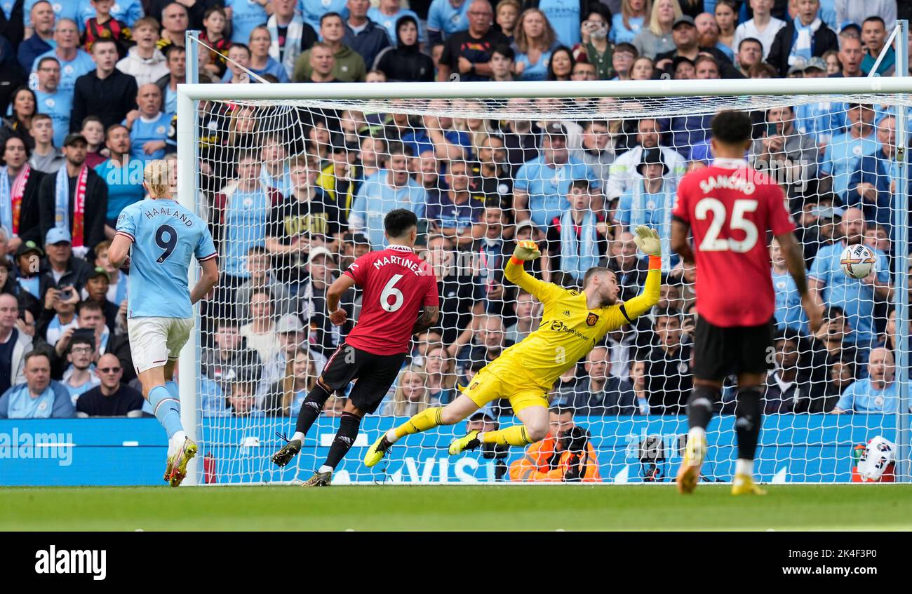 Erling haaland hat trick 2022 hi-res stock photography and images - Alamy