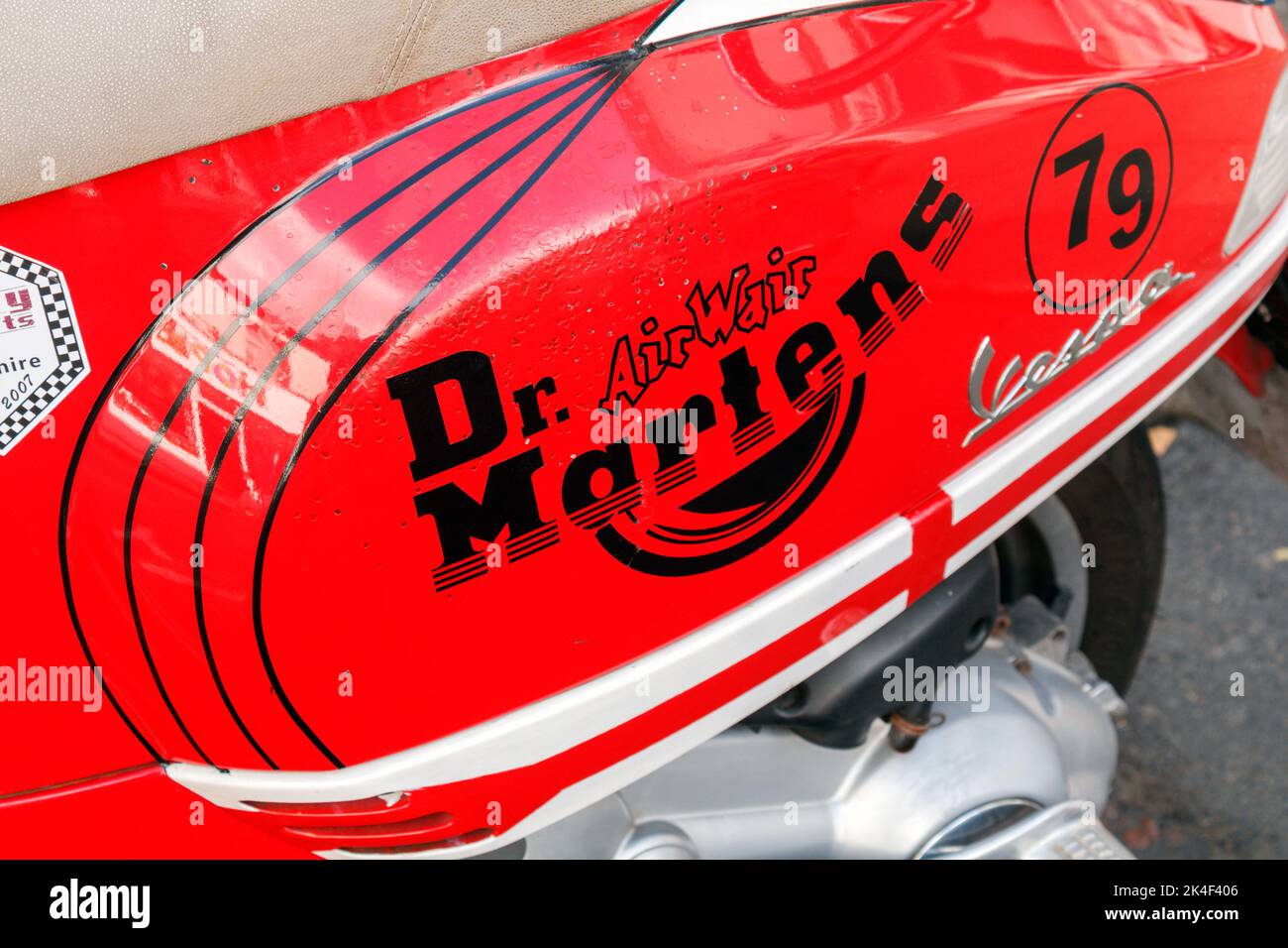 Vespa. Ribble Valley Scooter Rally 2022 Stock Photo - Alamy