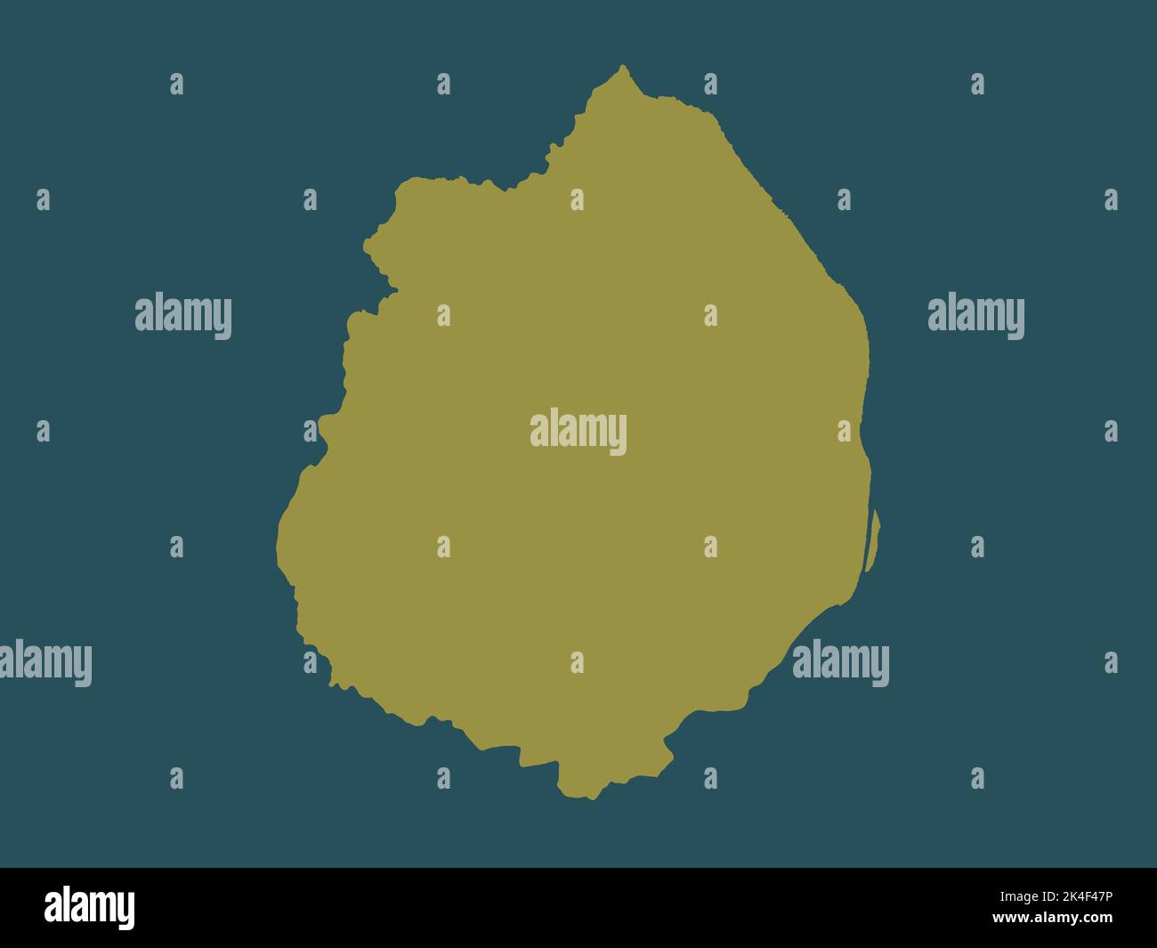 Pomeroon-Supenaam, region of Guyana. Solid color shape Stock Photo - Alamy