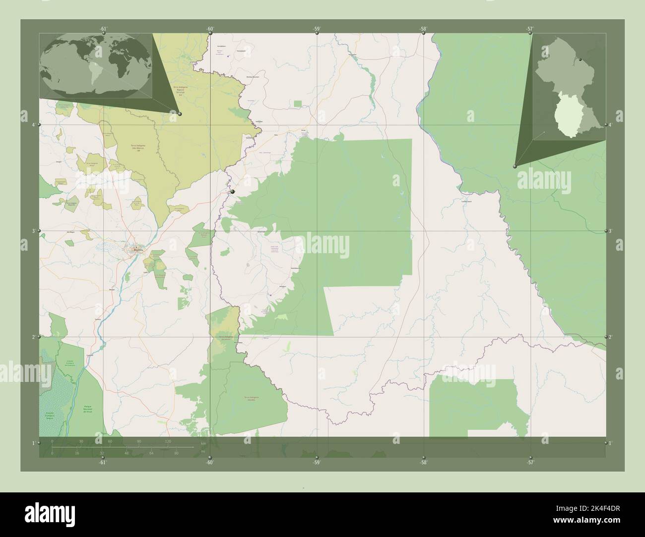Upper Takutu-Upper Essequibo, region of Guyana. High resolution ...