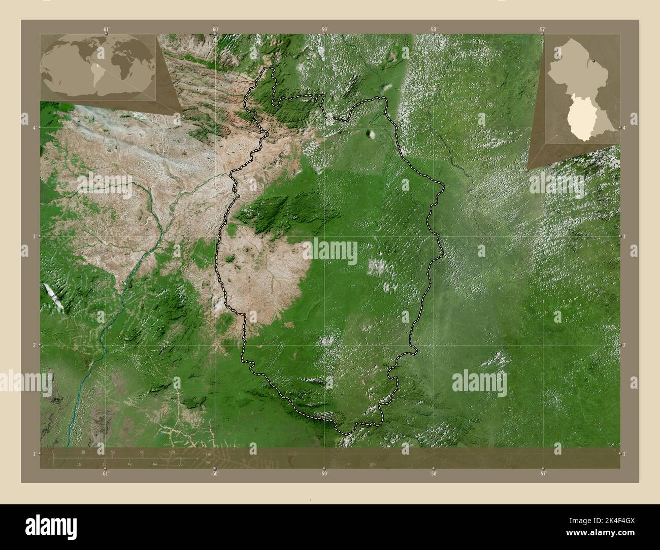 Upper Takutu-Upper Essequibo, region of Guyana. Low resolution ...