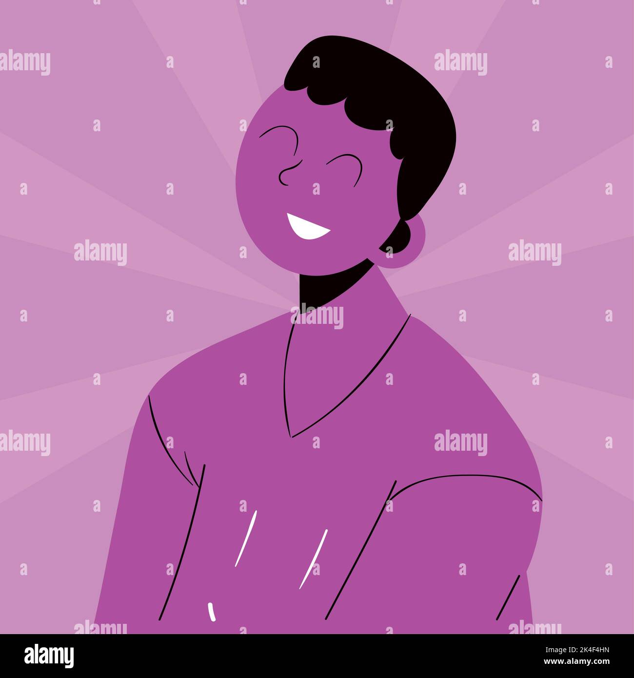 smiling guy character Stock Vector Image & Art - Alamy