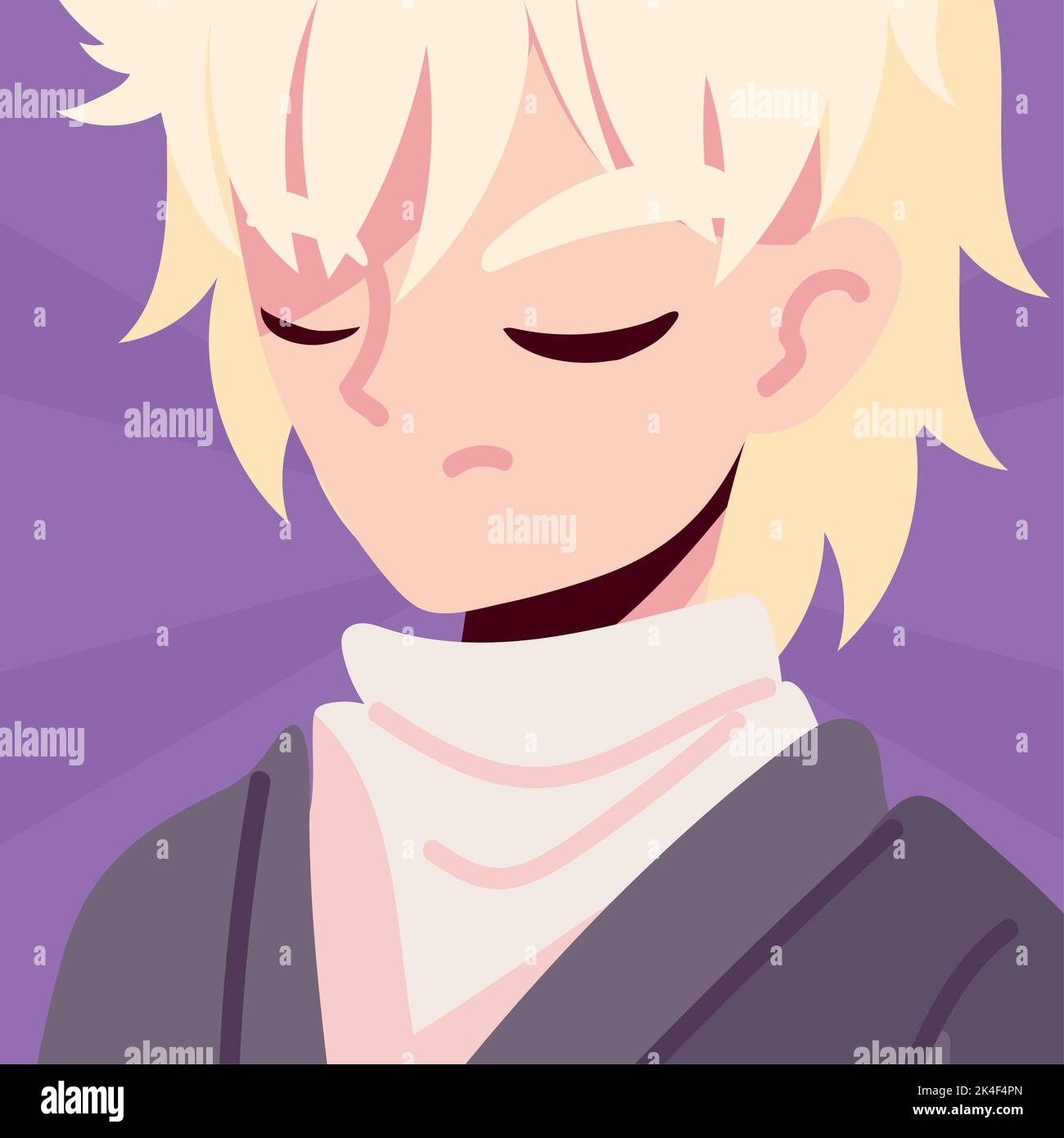 angry anime man Stock Vector Image & Art - Alamy