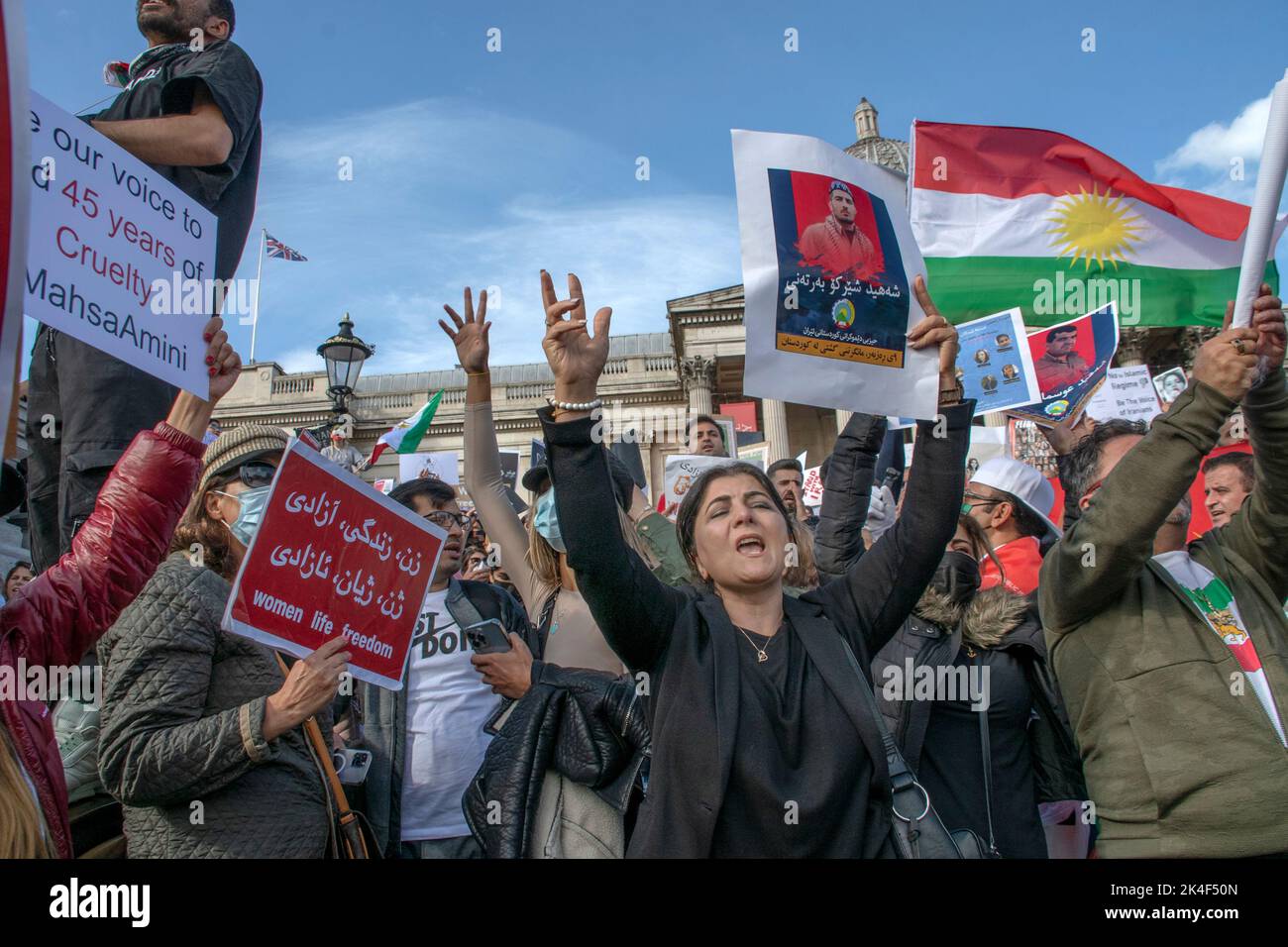 Woman Life Freedom London Protest Over Iran Draws Thousands To