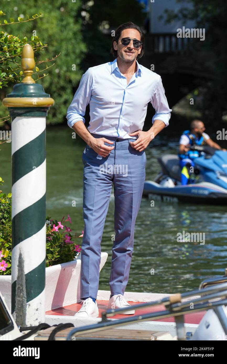 Adrien Brody attends the 79th Venice International Film Festival at ...