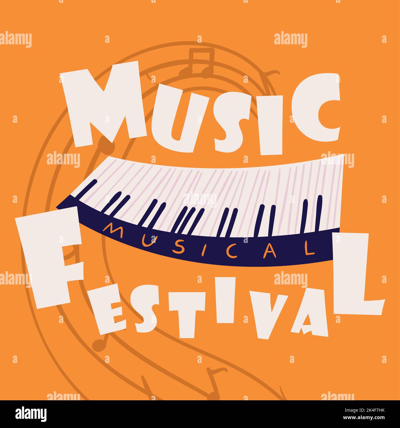 music festival poster, vector Stock Vector Image & Art - Alamy