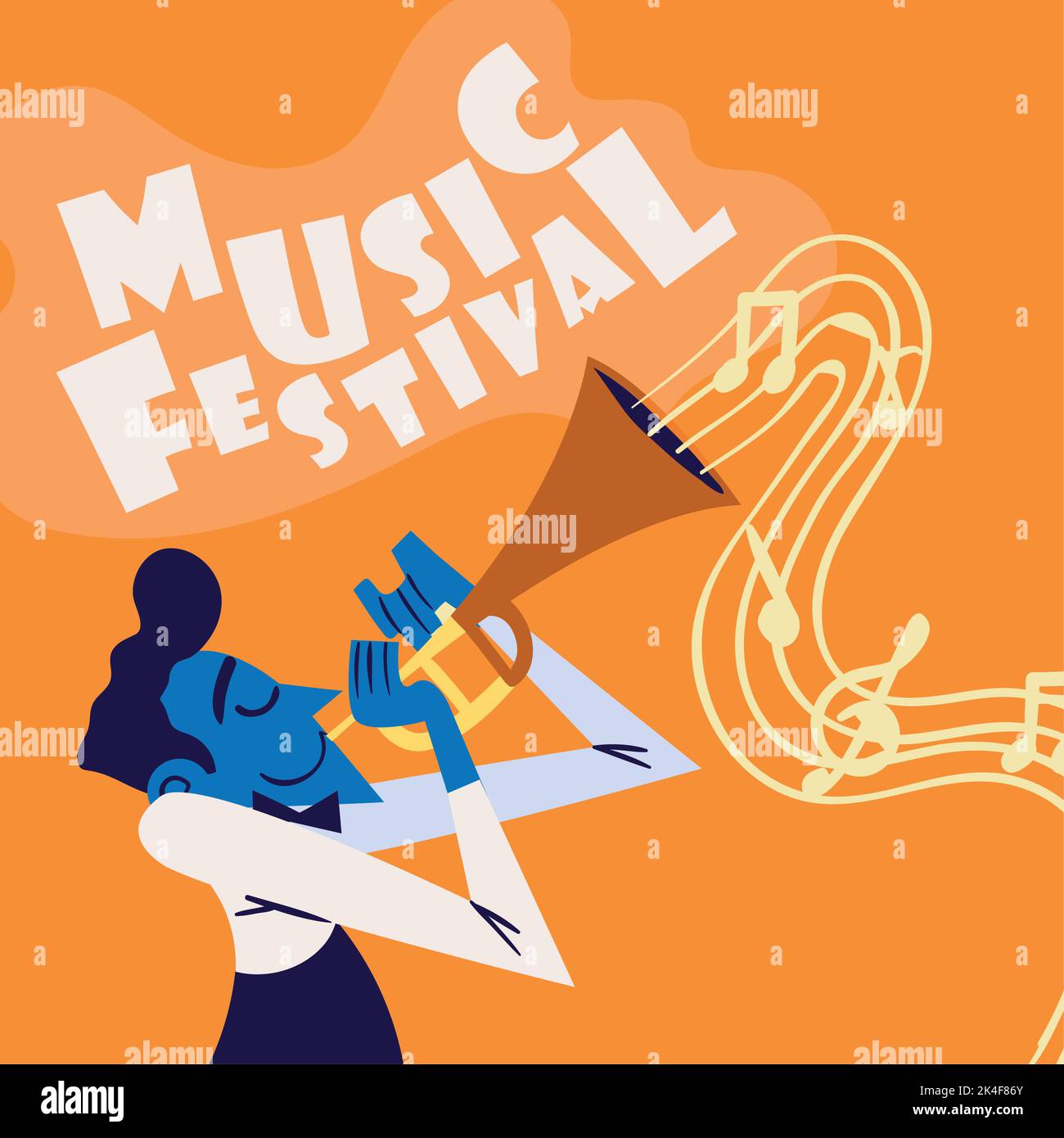 music festival advertising poster Stock Vector Image & Art - Alamy