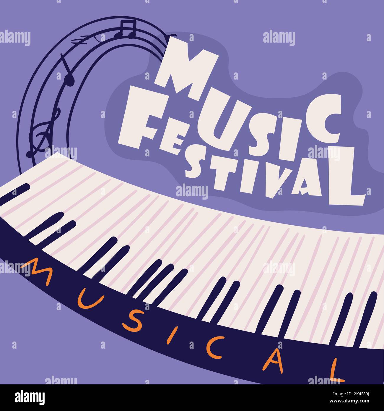 music festival, vector design Stock Vector Image & Art - Alamy