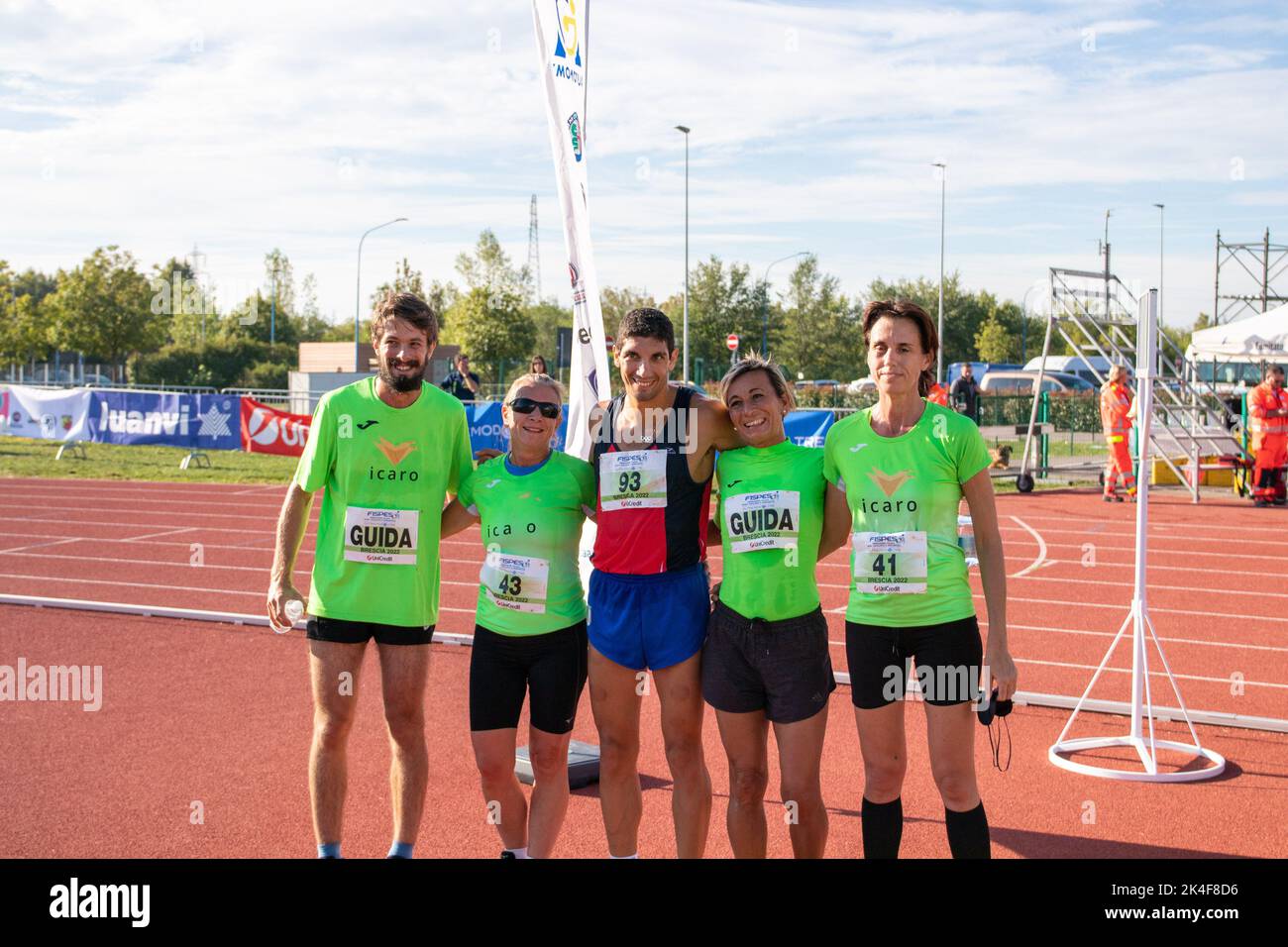 Athletics track Gabre Gabric, Brescia, Italy, October 02, 2022, Maria ...