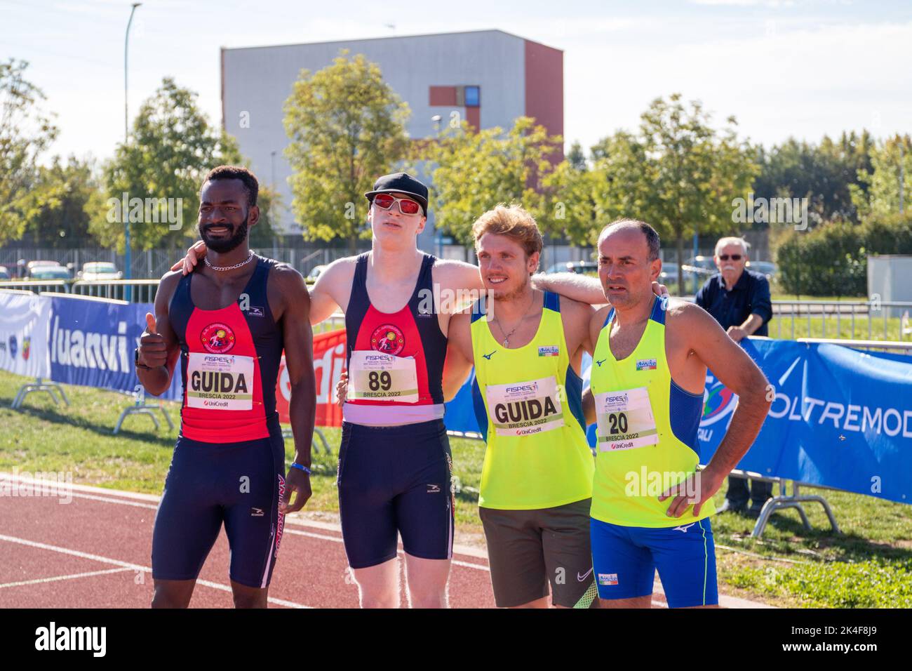 Athletics track Gabre Gabric, Brescia, Italy, October 02, 2022, Niccolo ...