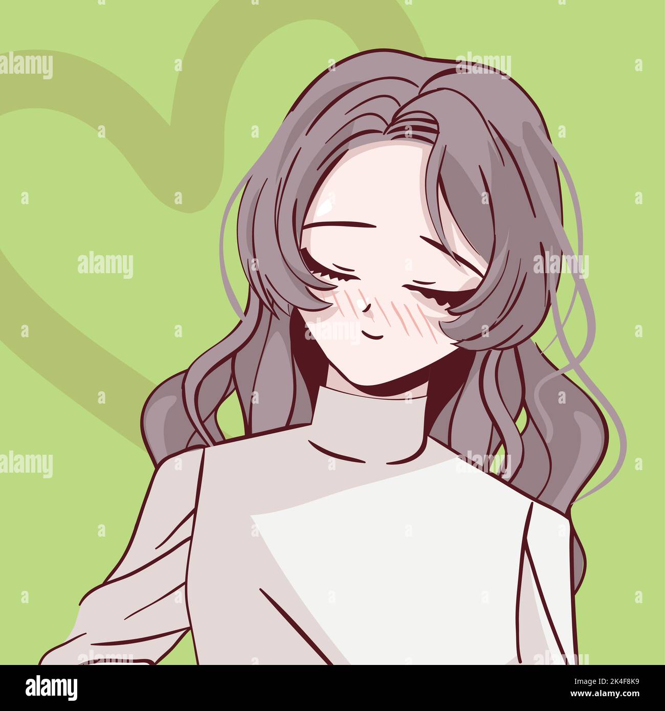 anime woman character Stock Vector Image & Art - Alamy