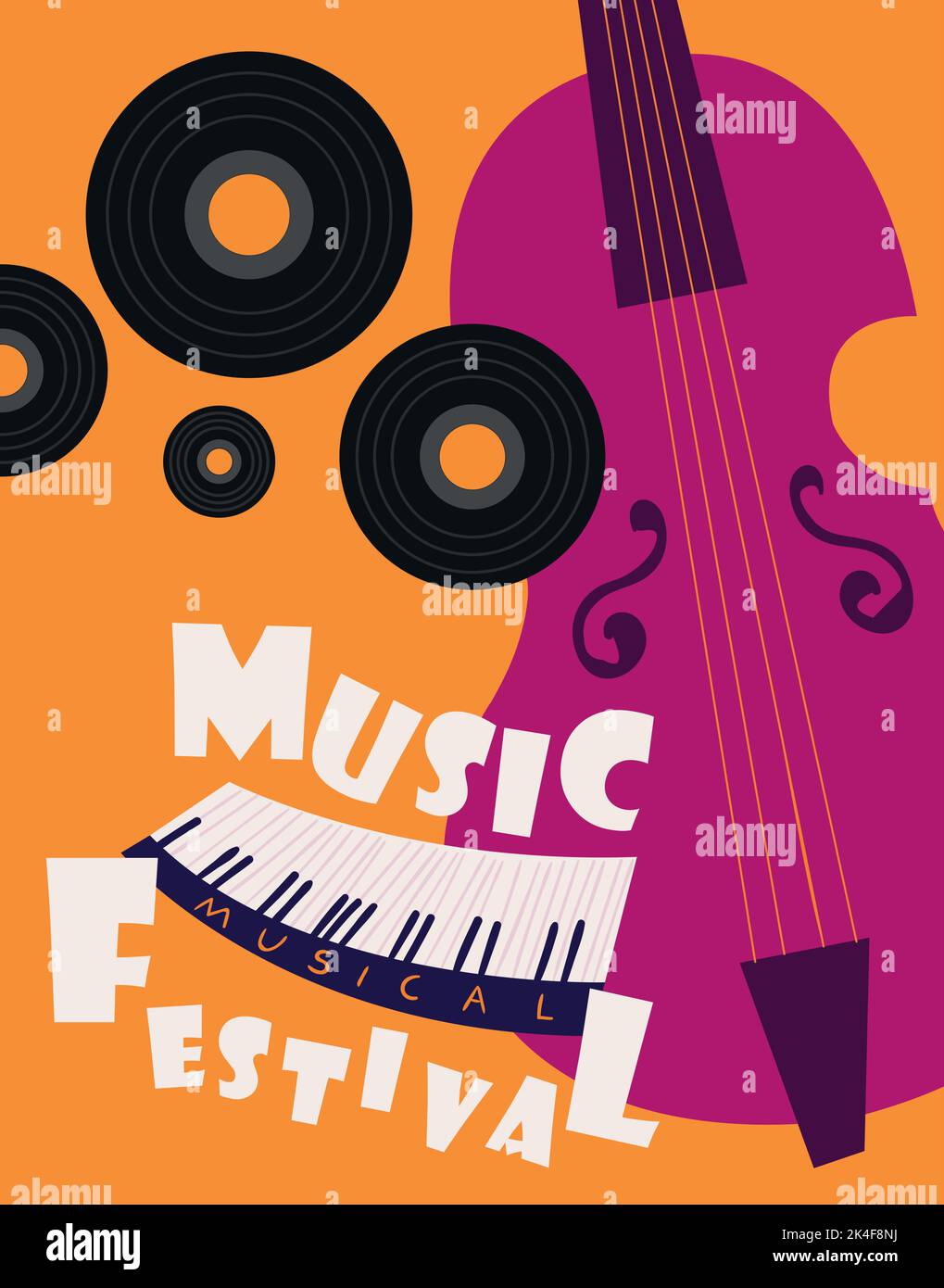 music festival, vector banner Stock Vector Image & Art - Alamy