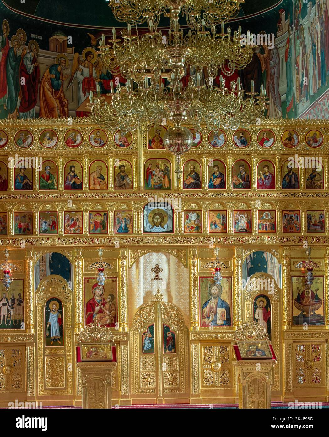 is a place of Orthodox worship in the Transylvania area Stock Photo - Alamy