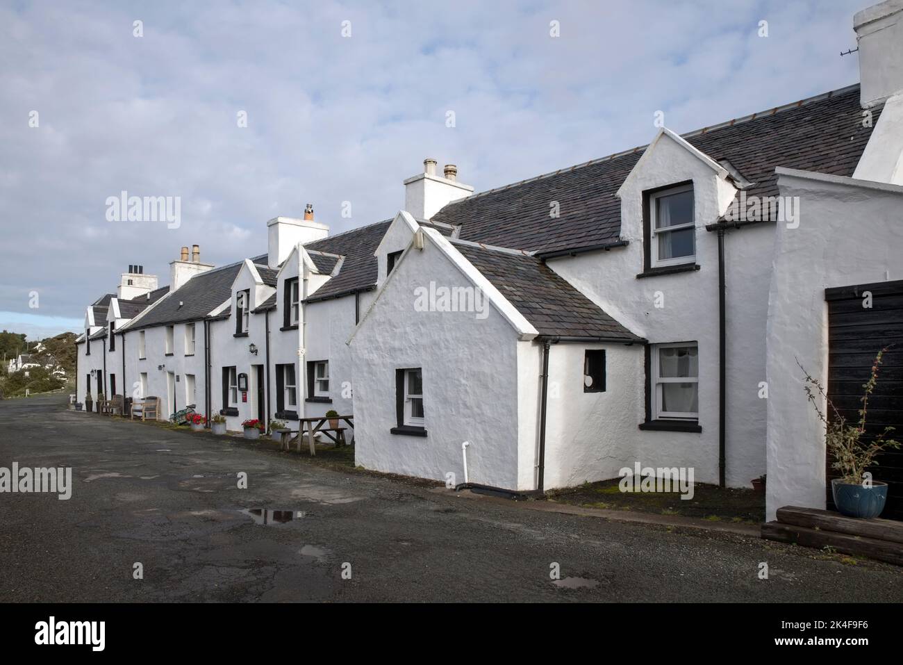 Stein fishing village besisde loch on Isle of Skye Scotland Stock Photo ...