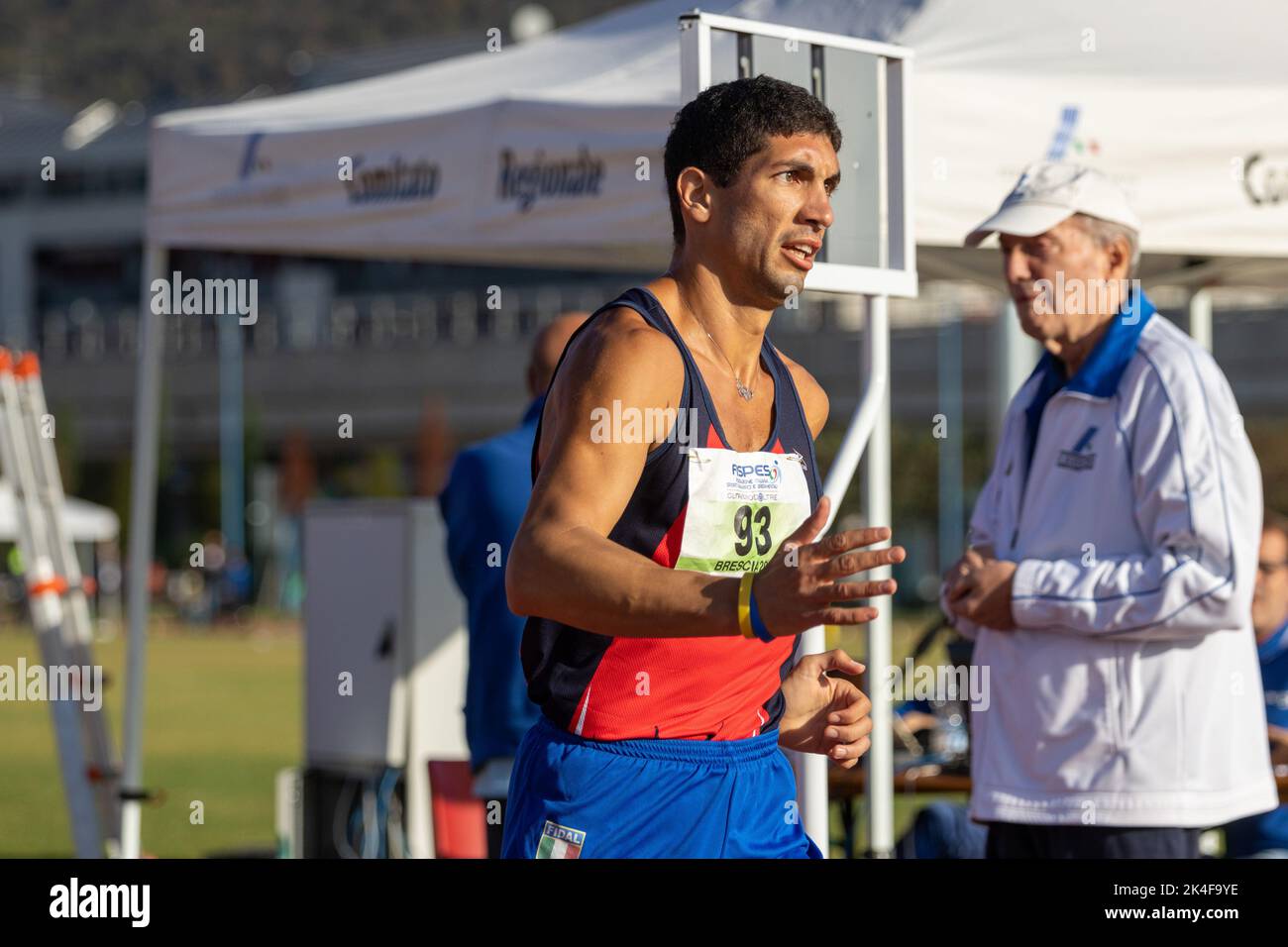 Athletics track Gabre Gabric, Brescia, Italy, October 02, 2022 ...