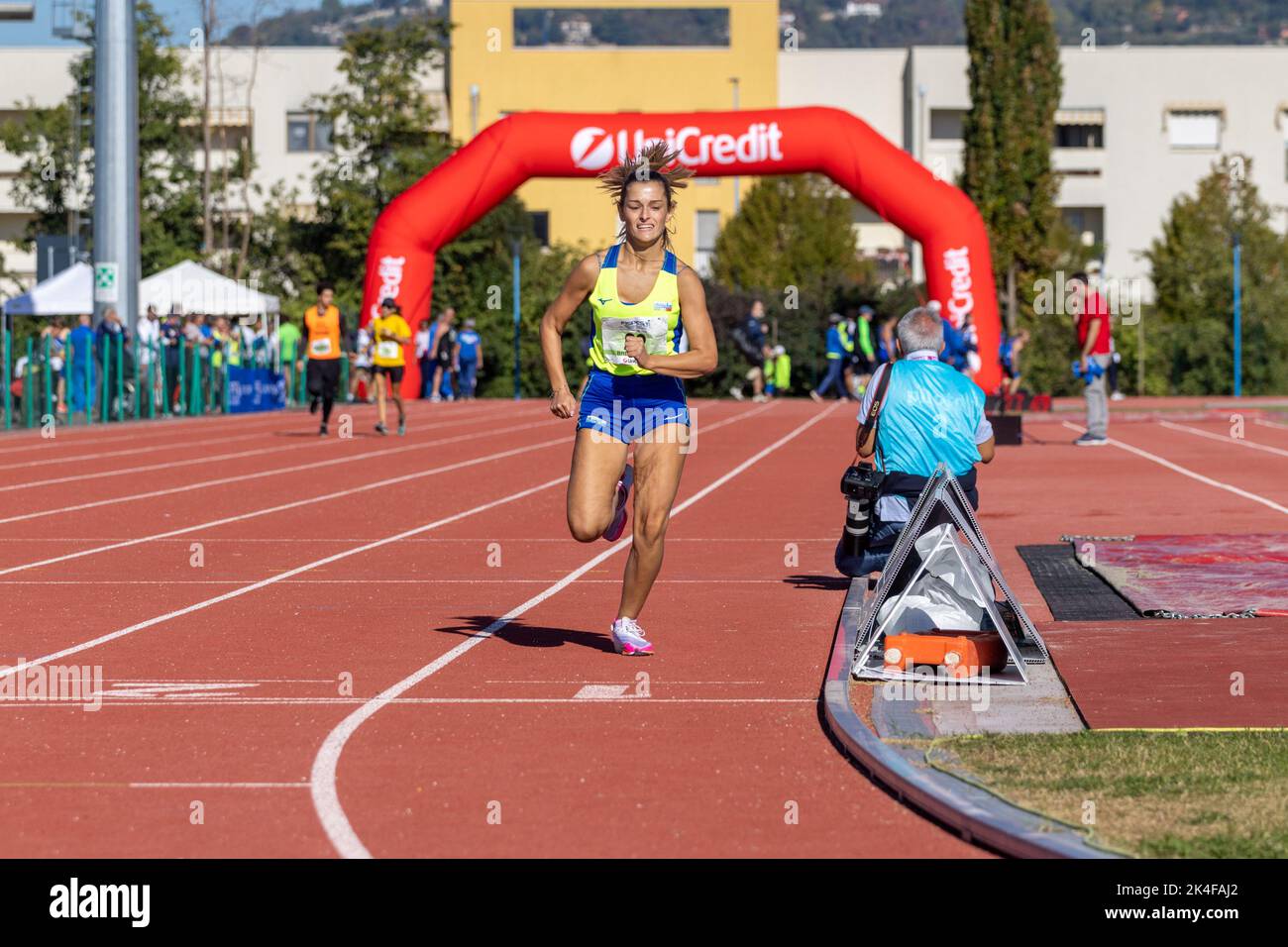 Athletics track Gabre Gabric, Brescia, Italy, October 02, 2022, Anna ...