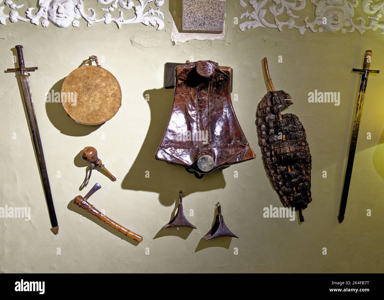 Inside Castle of St Michael Mount - the Cornish counterpart of Mont ...