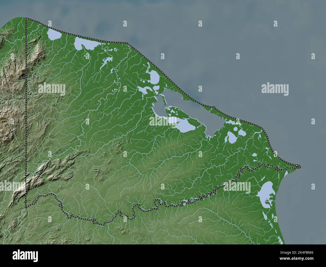 Honduras Lakes Map