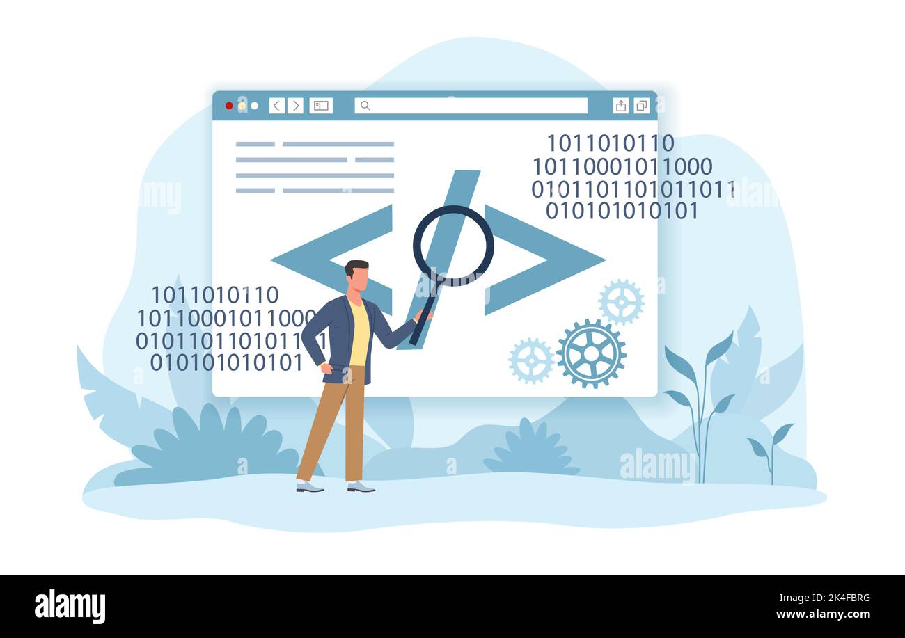 Process Of Learning It Programming In Binary Code Understanding Of Computer Language