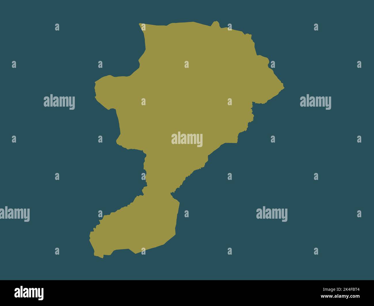 Intibuca, department of Honduras. Solid color shape Stock Photo - Alamy