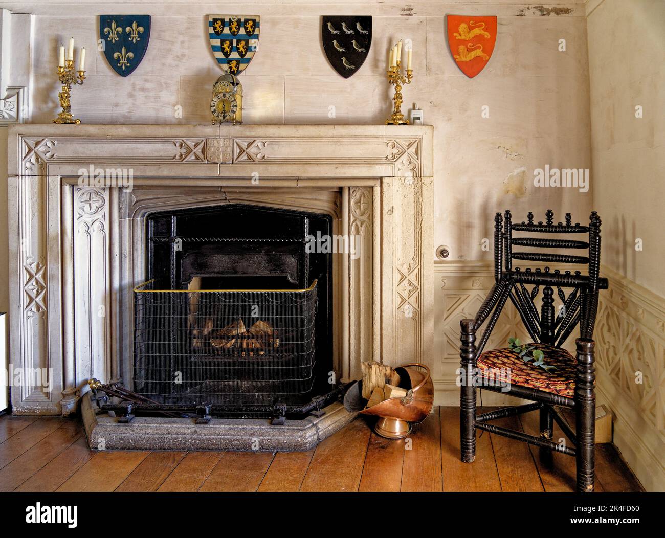 Inside Castle of St Michael Mount - the Cornish counterpart of Mont ...