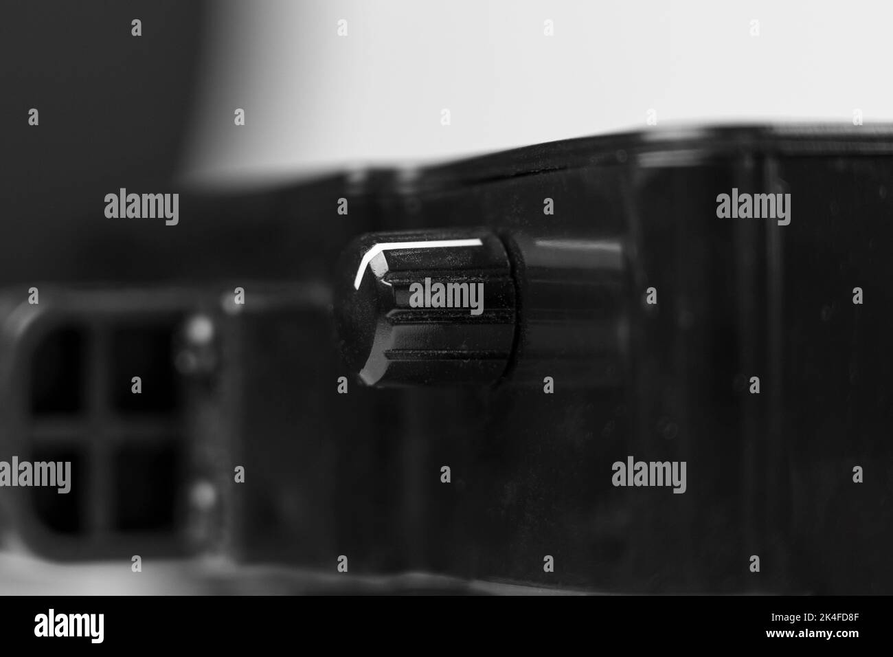 Rotary button for turning on and off the power of the consumed ...