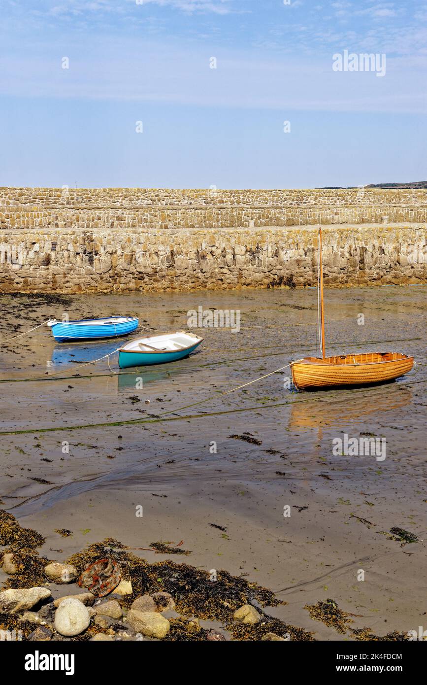 The harbour at Castle St. Michael's Mount - the Cornish counterpart of ...