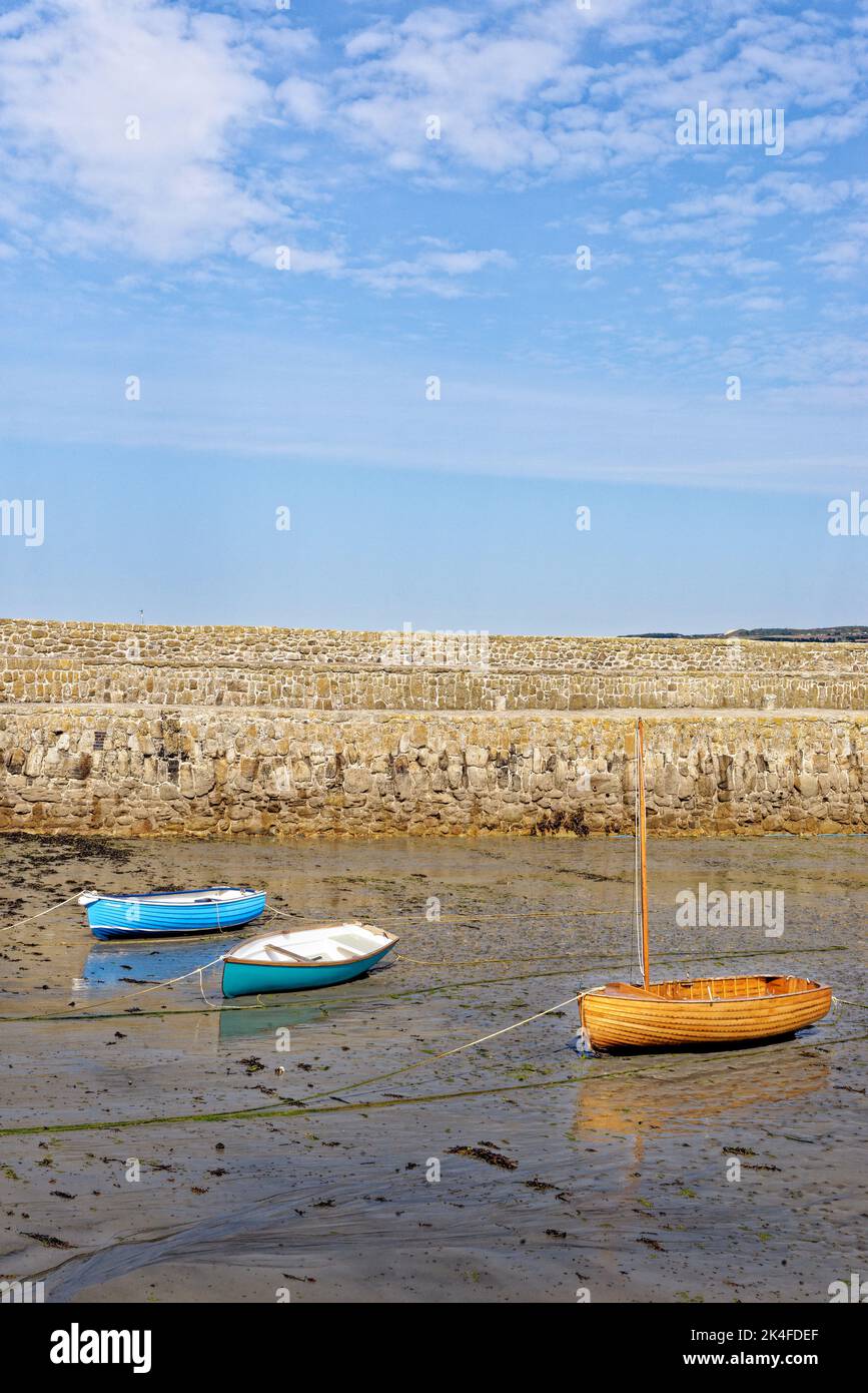 The harbour at Castle St. Michael's Mount - the Cornish counterpart of ...