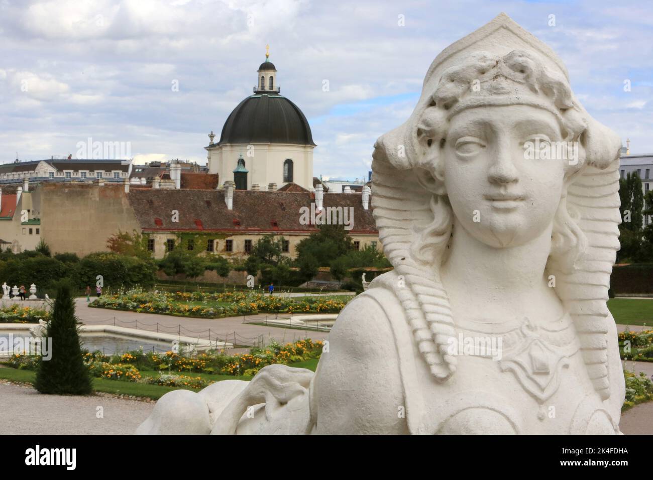 Sphinx symbolizing the union of strength (lion body) and intelligence ...