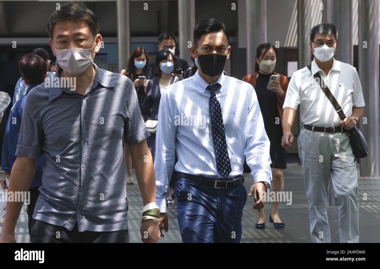 People going to work in Central. 14SEP22 SCMP / Jonathan Wong Stock ...