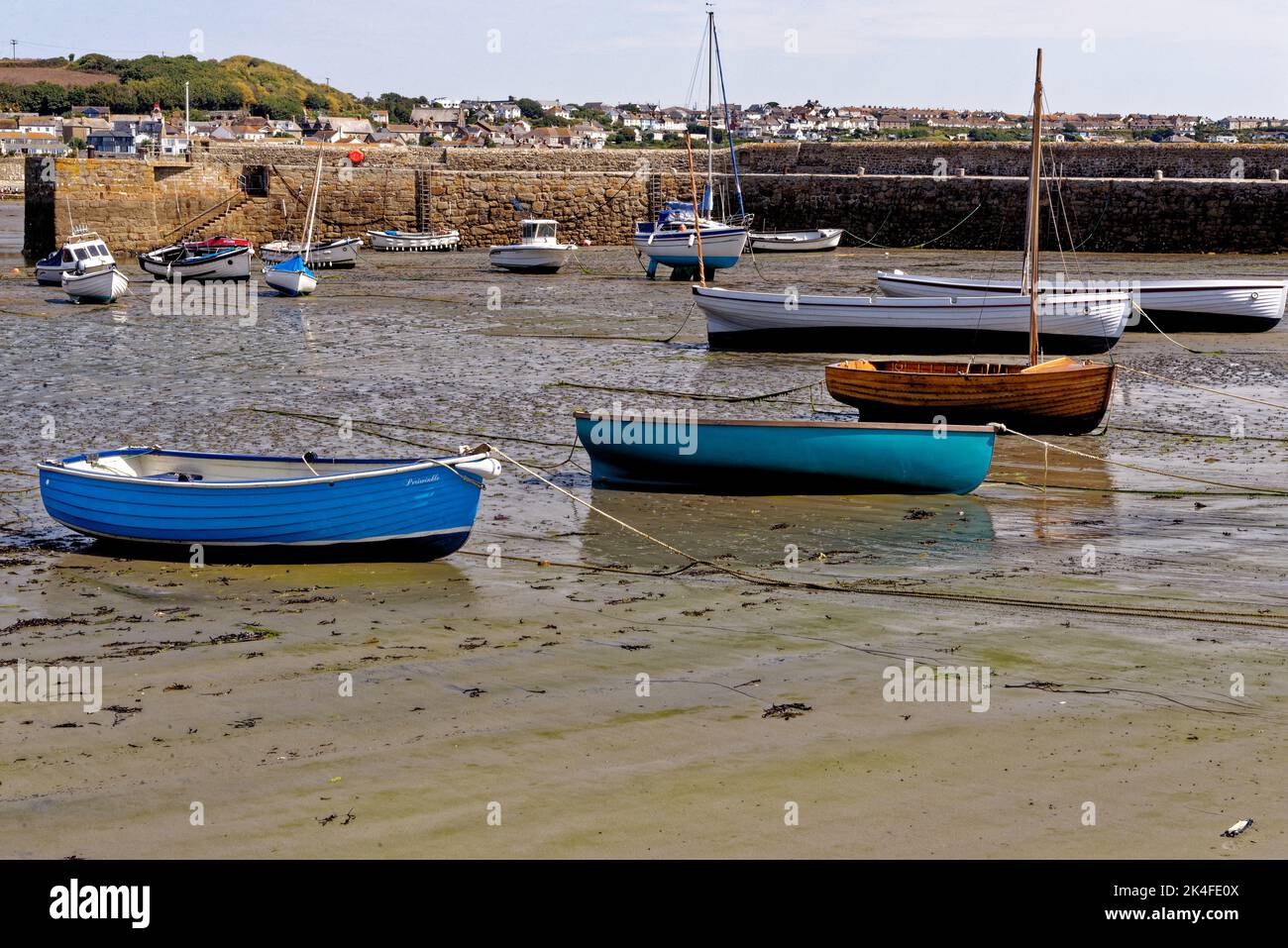 The harbour at Castle St. Michael's Mount - the Cornish counterpart of ...