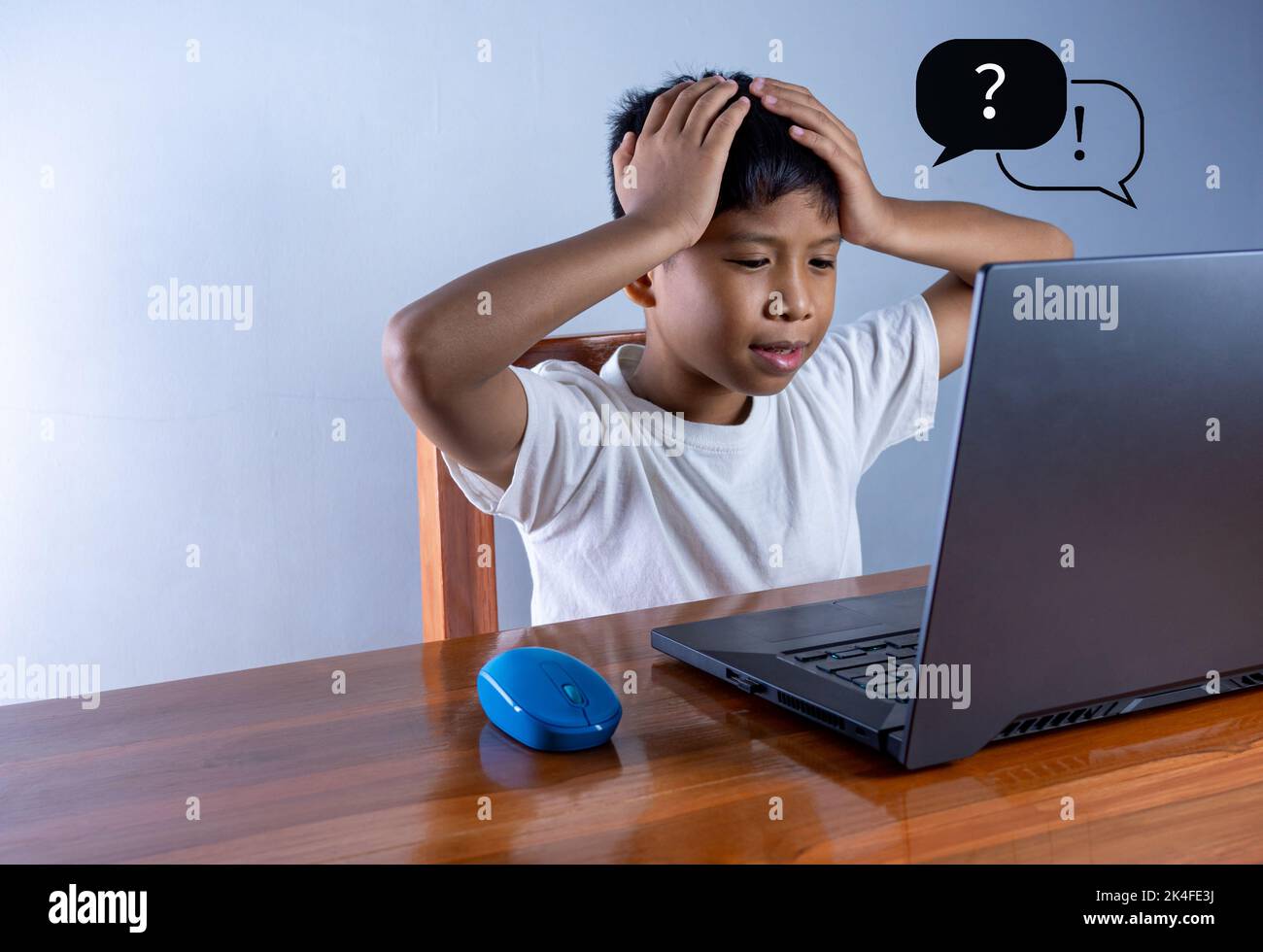 Education concept image. Creative idea and innovation. the boy sat ...