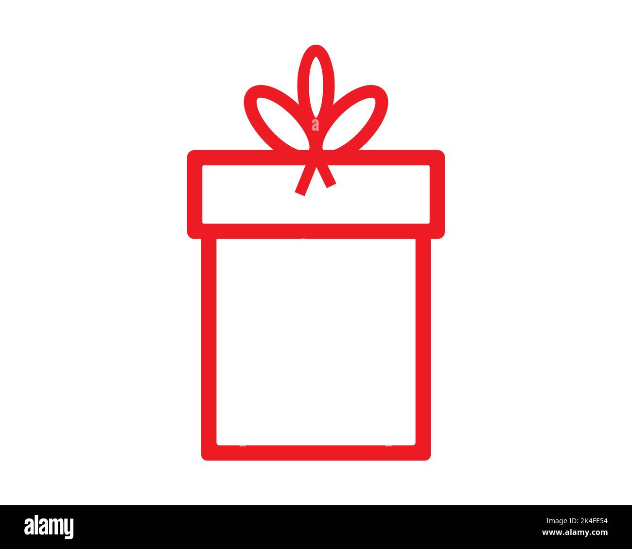 gift box pack parcel present icon vector symbol design illustration ...