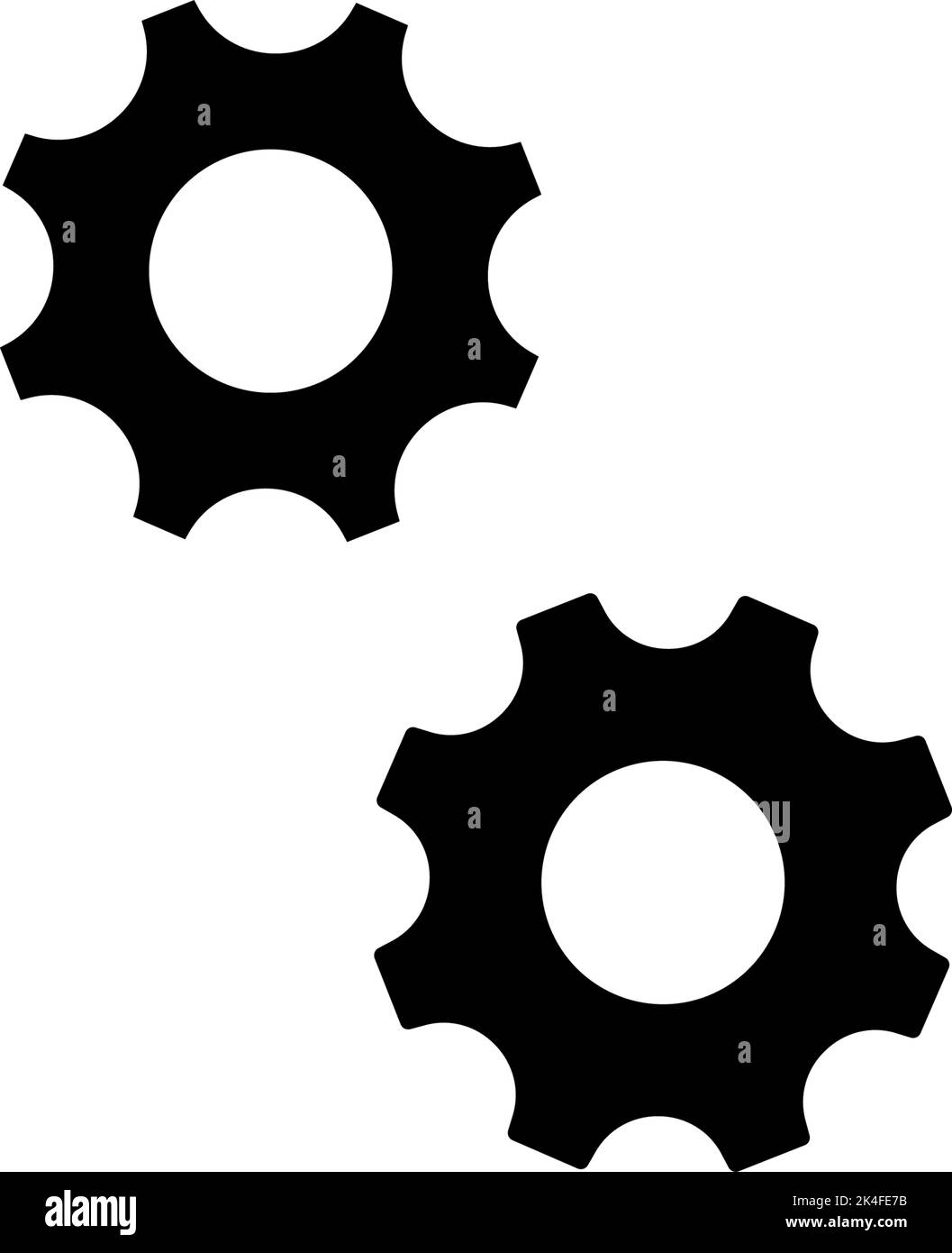 setting tool cog industry mechanics wheel icon vector symbol design ...