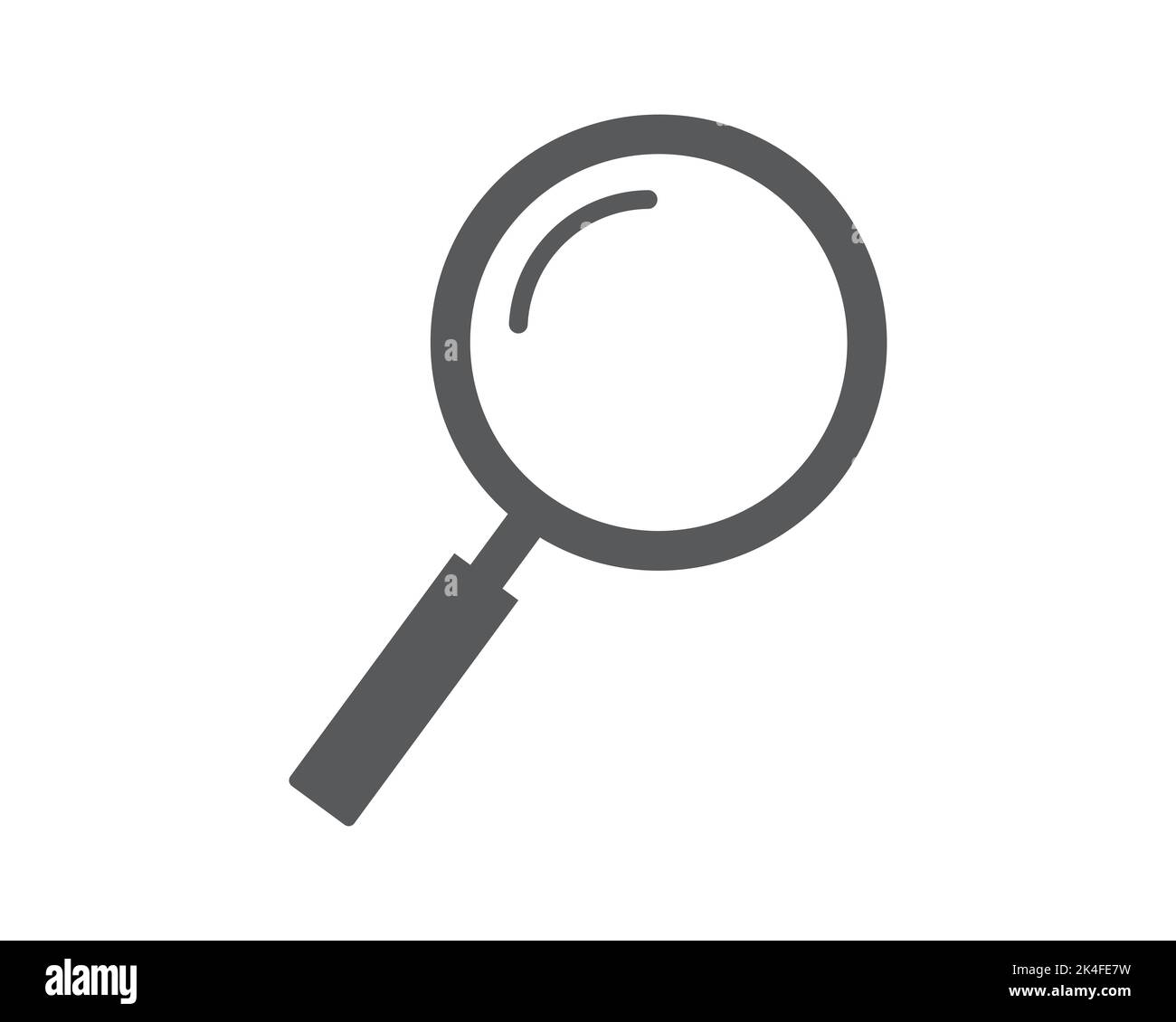 magnifier magnify glass look find tool lens search technology icon ...