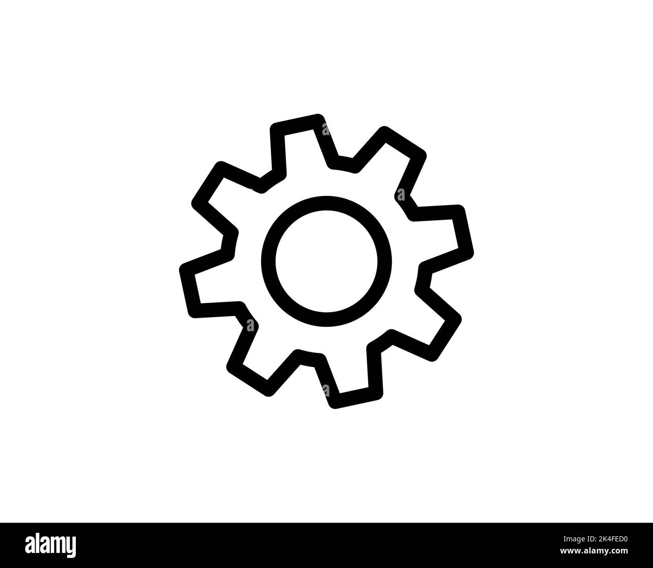 setting tool cog industry mechanics wheel icon vector symbol design ...