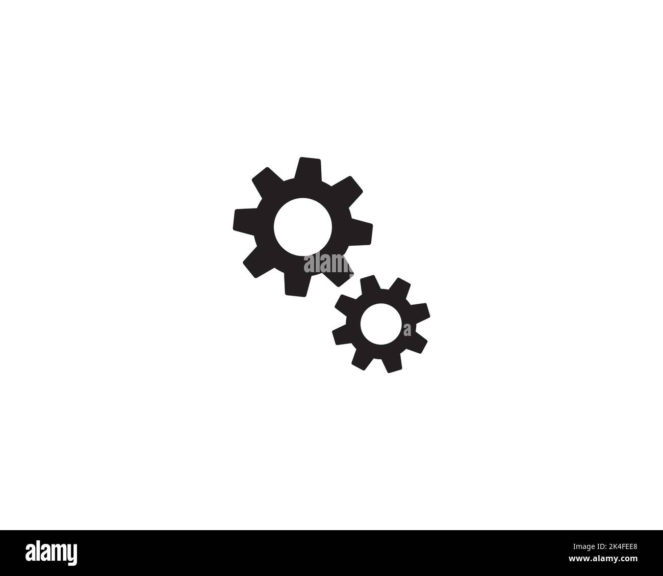 setting tool cog industry mechanics wheel icon vector symbol design ...