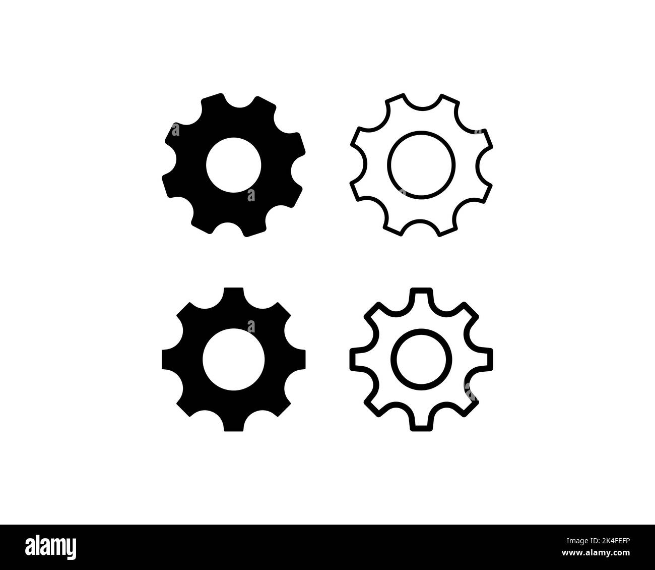 setting tool cog industry mechanics wheel icon vector symbol design ...