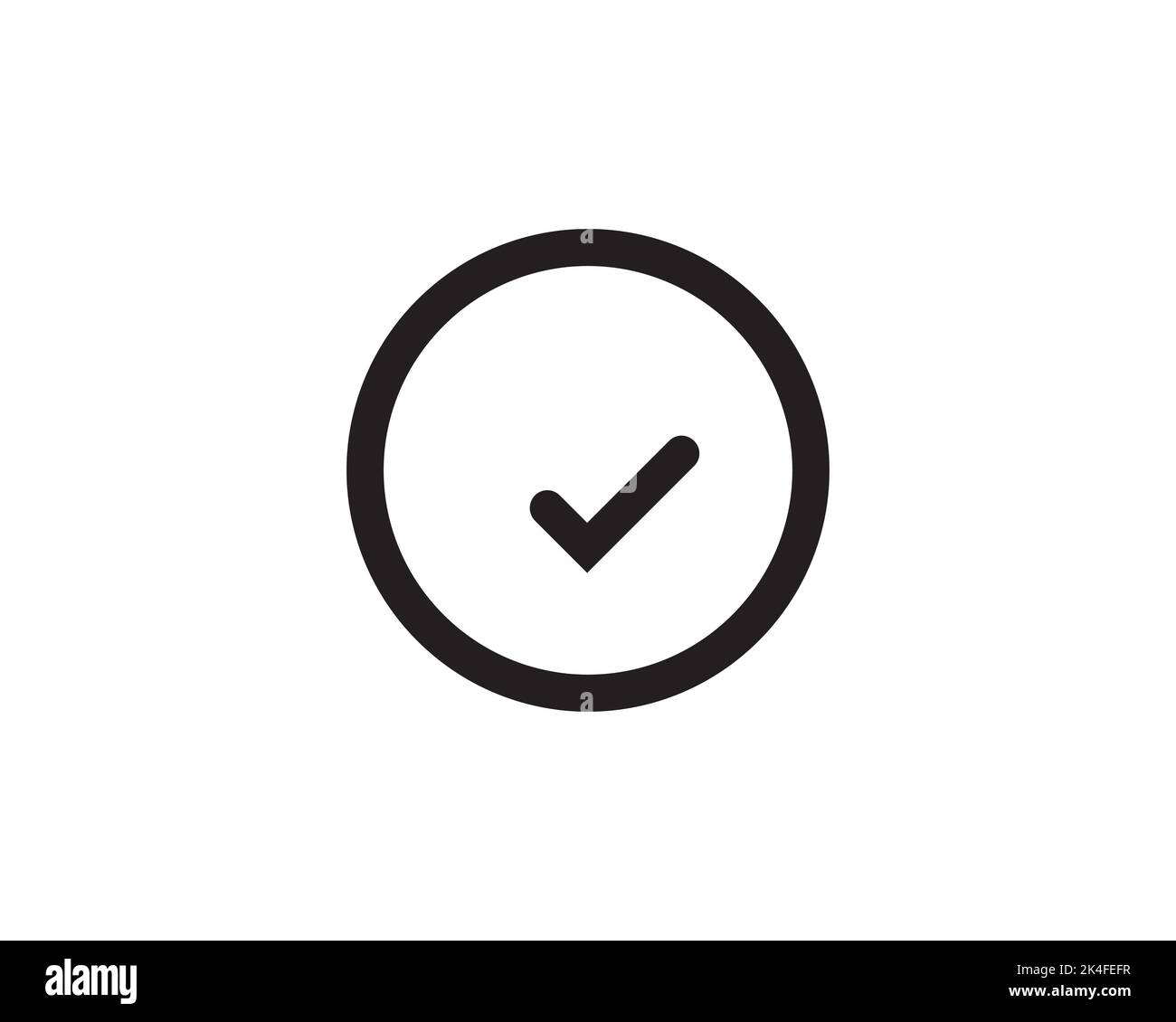 Tick mark check list choice vote correct ok positive good sign icon ...