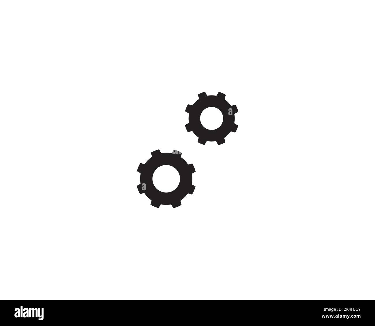 setting tool gear cog wheel icon vector symbol design illustration ...