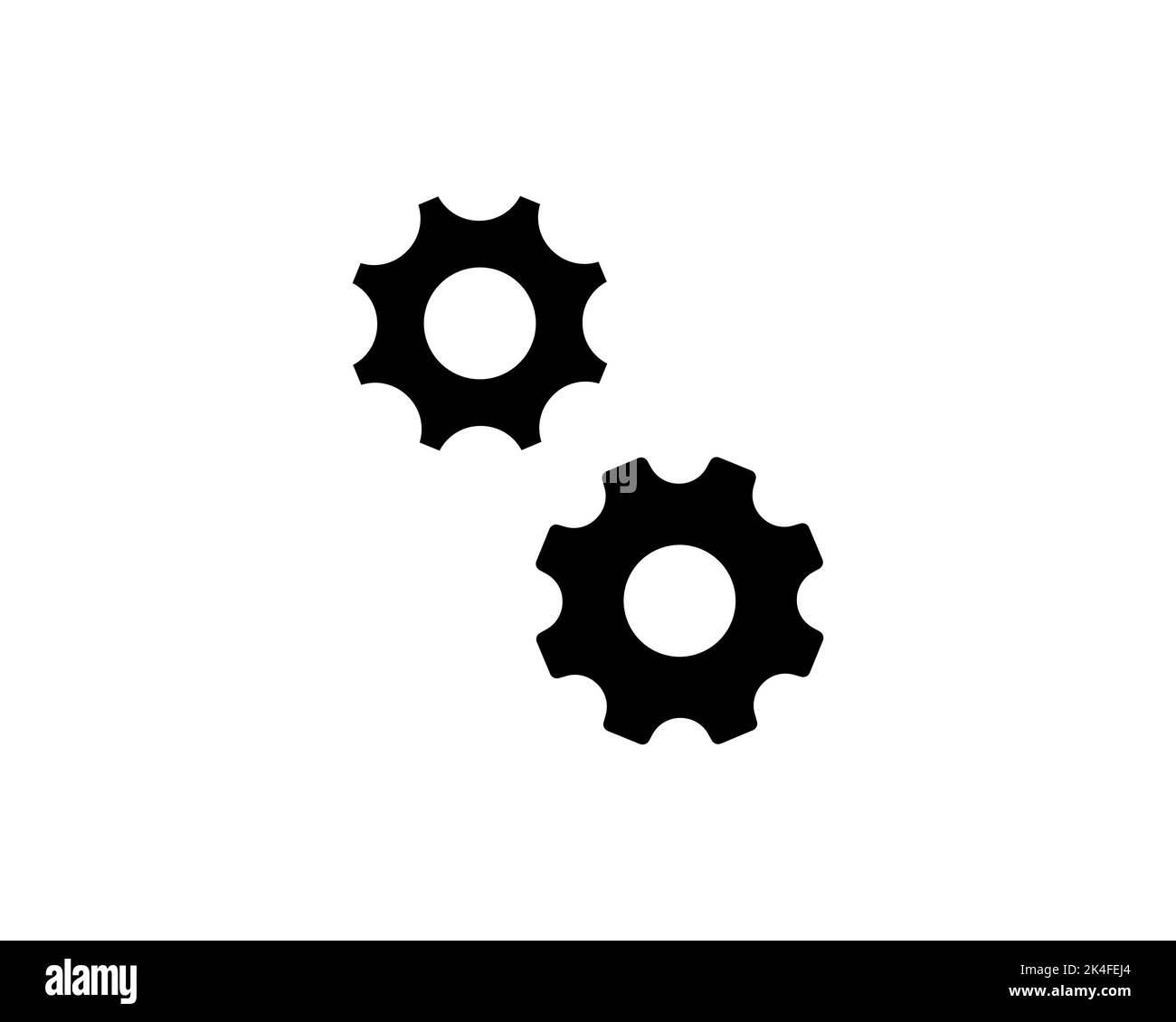 setting tool cog industry mechanics wheel icon vector symbol design ...