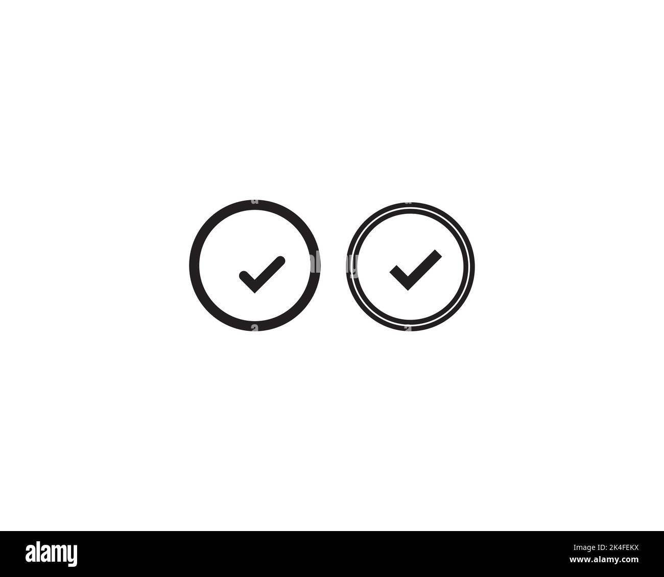 Tick mark check list choice vote correct ok positive good sign icon ...