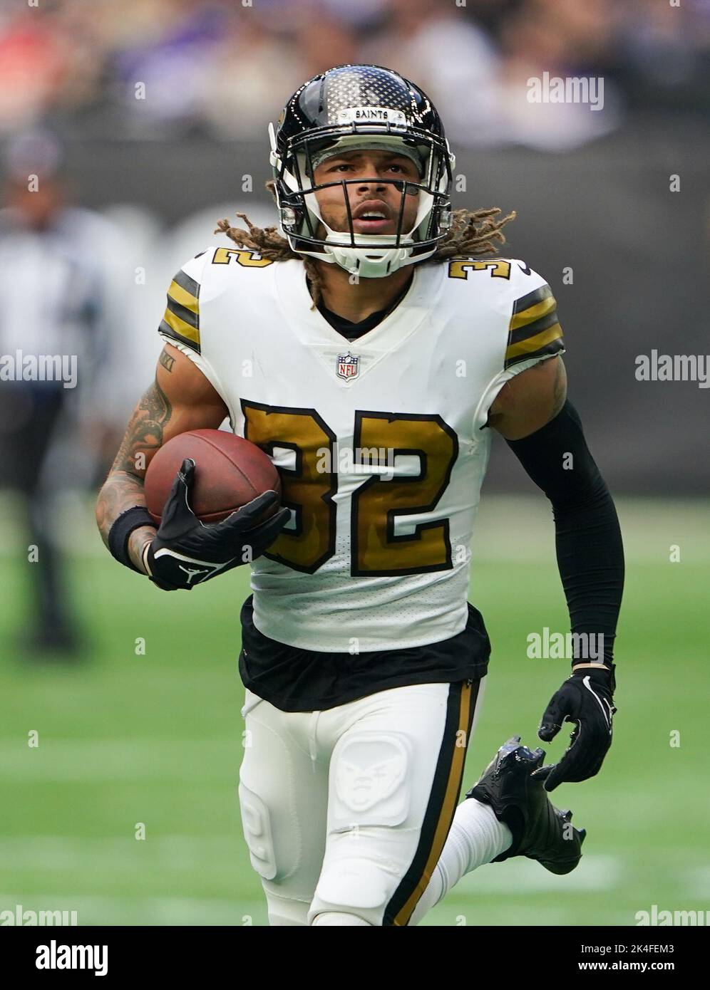 New Orleans Saints' Tyrann Mathieu during the NFL International match ...
