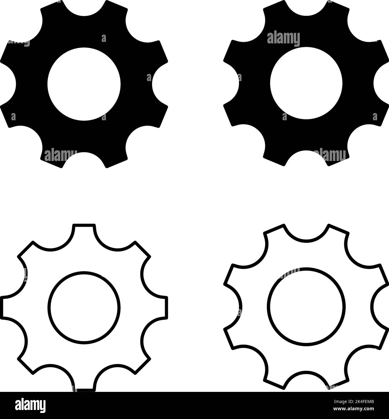 setting tool cog industry mechanics wheel icon vector symbol design ...