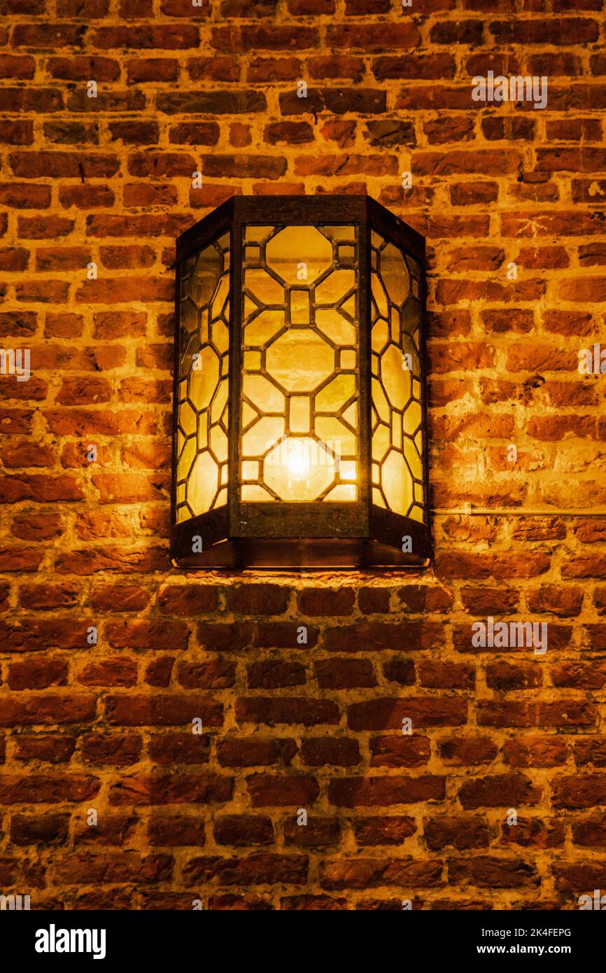 Candle light brick wall hi-res stock photography and images - Alamy
