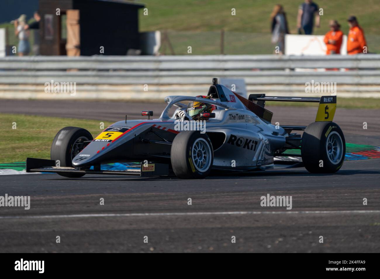 Daniel Mavlyutov #5 Hitech GP Thruxton Free Practice 1 2022 Stock Photo ...