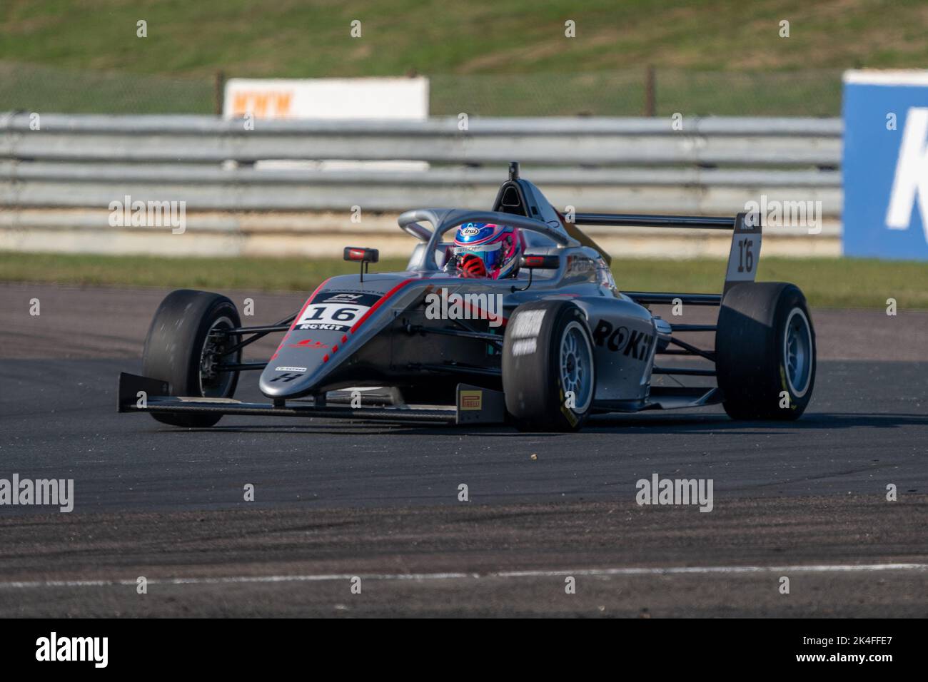 Eduardo Coseteng #16 Hitech GP Thruxton Free Practice 1 2022 Stock ...