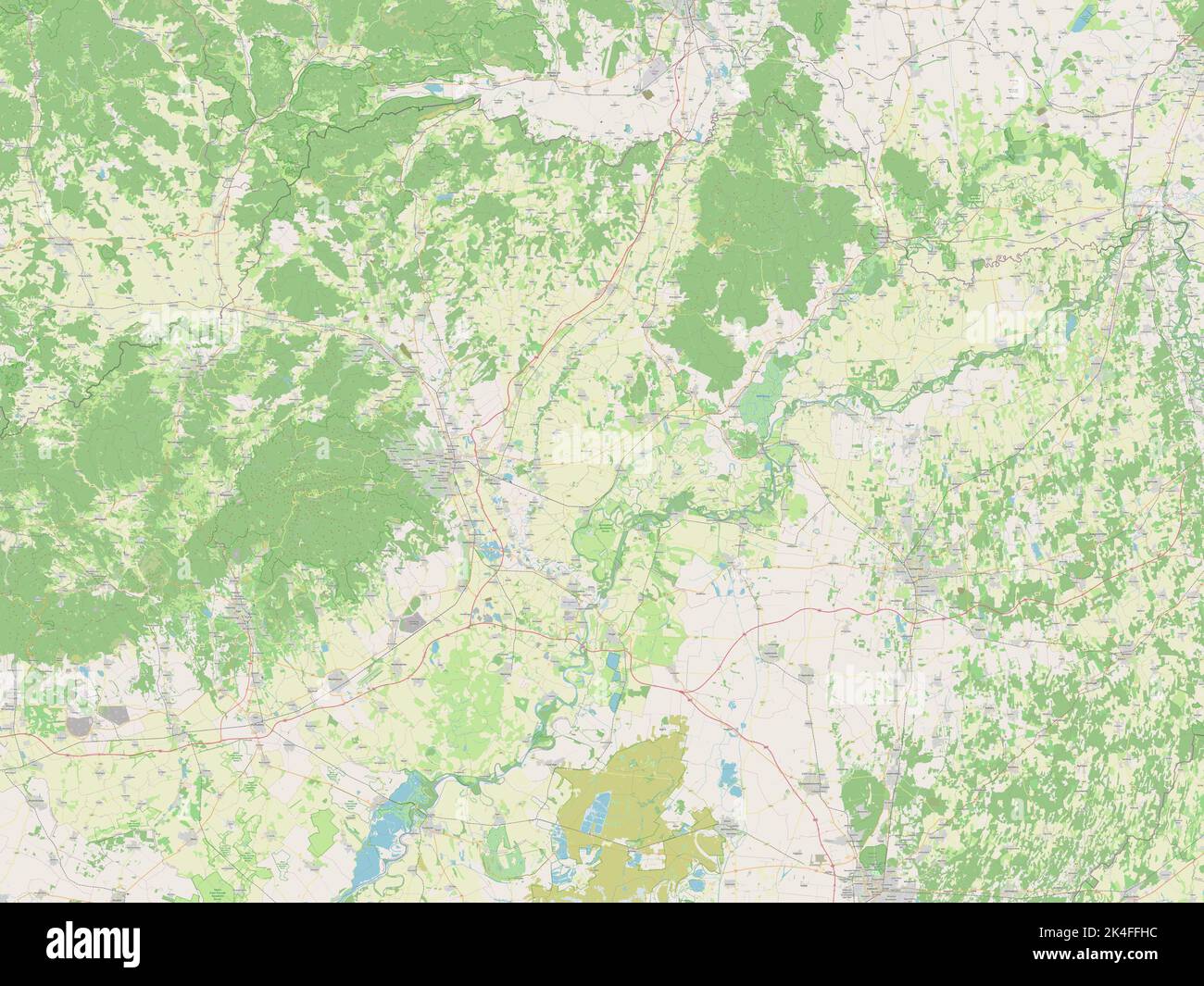 Zemplen county map hi-res stock photography and images - Alamy